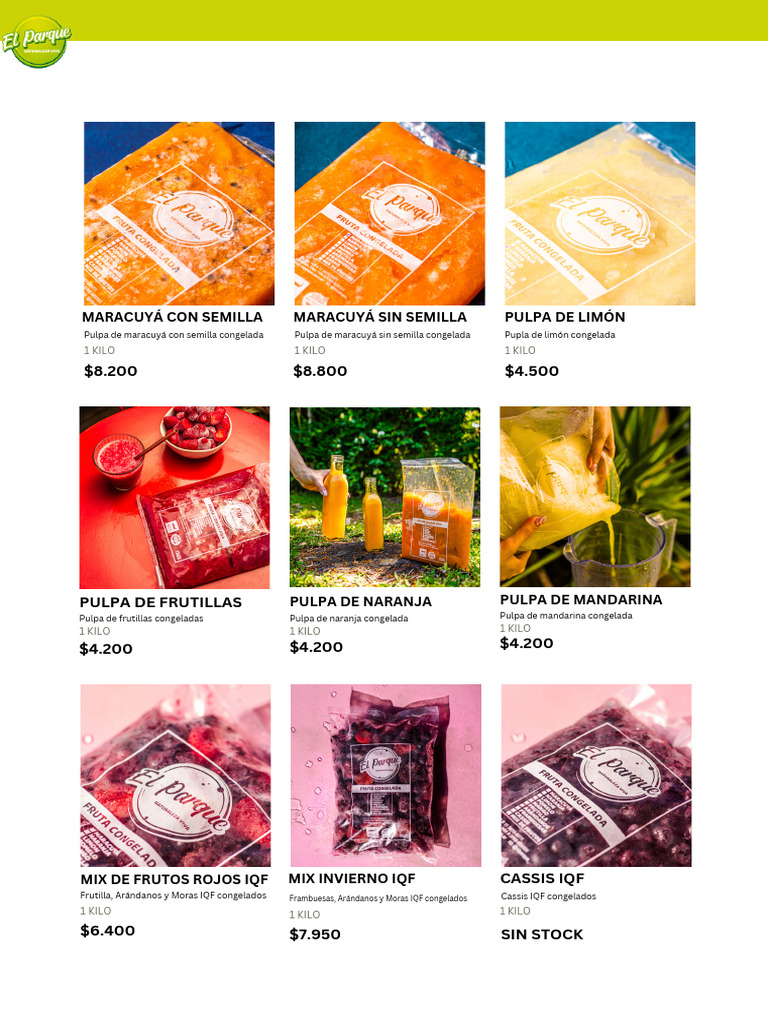 Catálogo El Parque | PDF