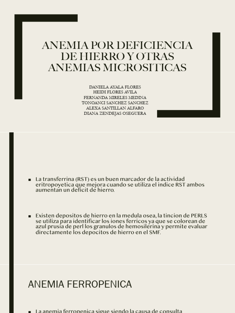 Anemias 2 | PDF