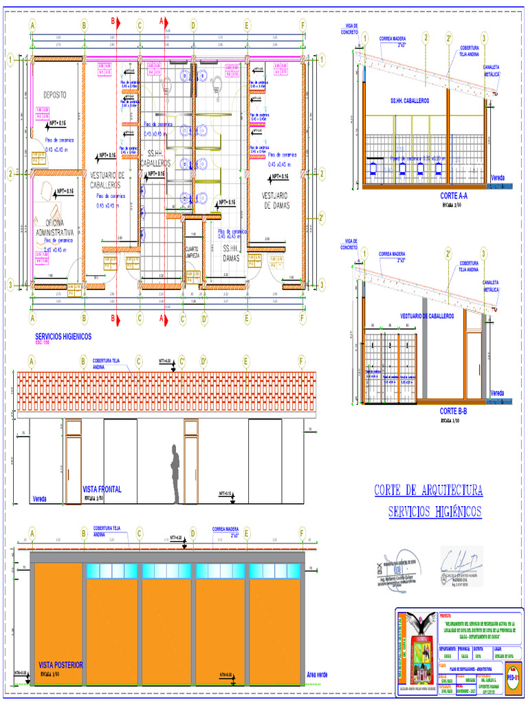 13.ped-01 - Plano Edificación - Arquitectura | PDF