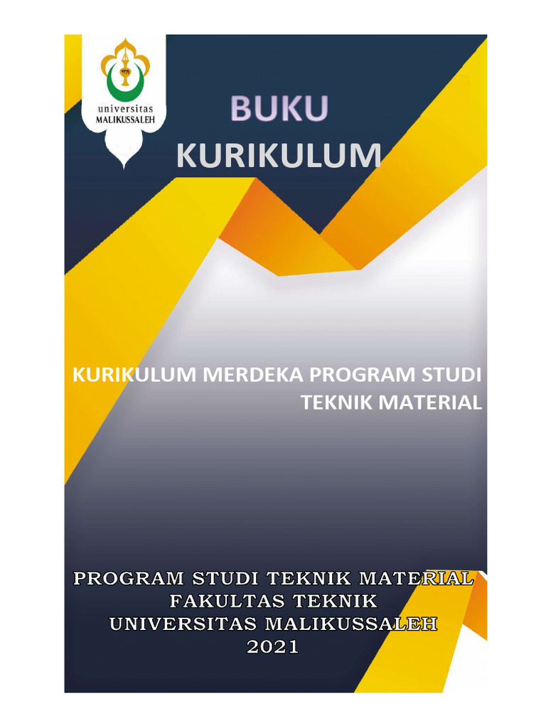 Buku Kurikulum T. Material Unimal 2021.fix | PDF