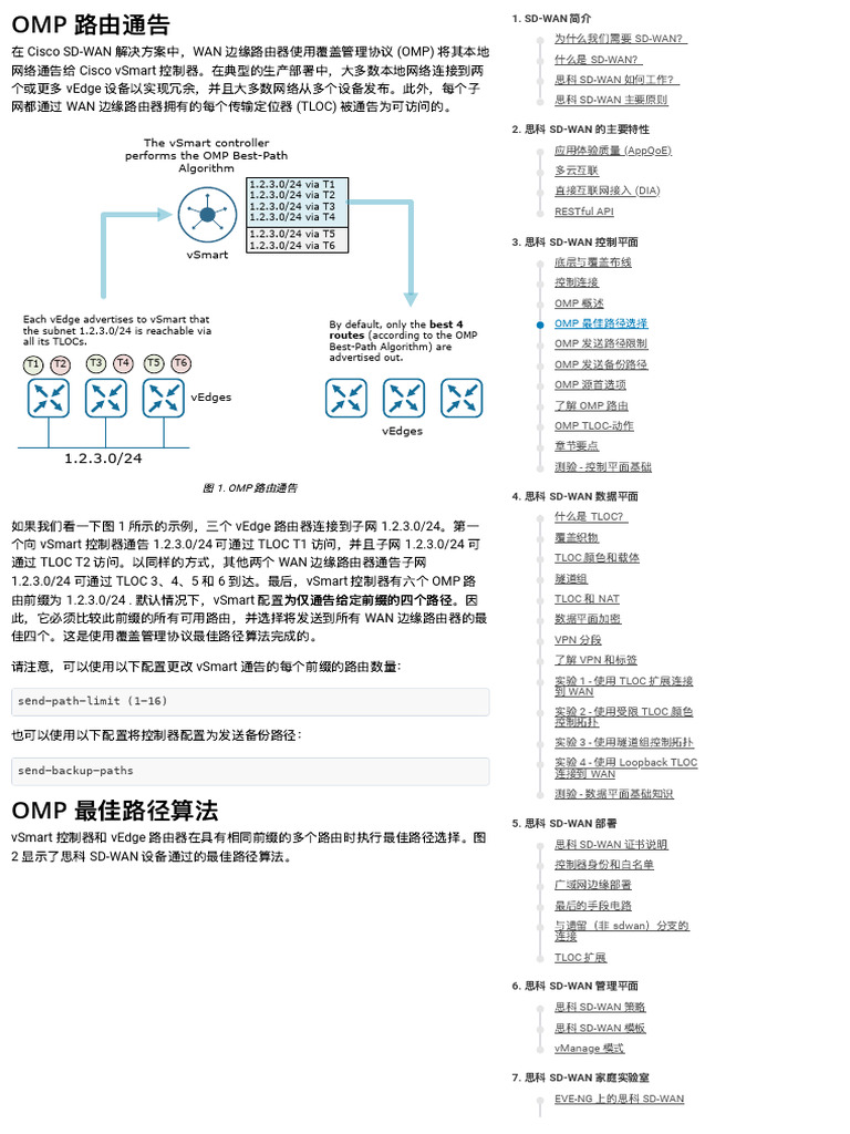 OMP 最佳路径选择 - 网络学院.io | PDF