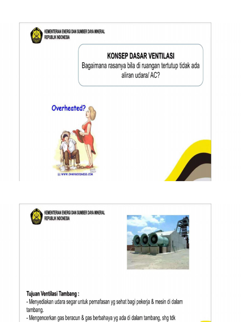 Ventilasi (Source ESDM DLL) | PDF
