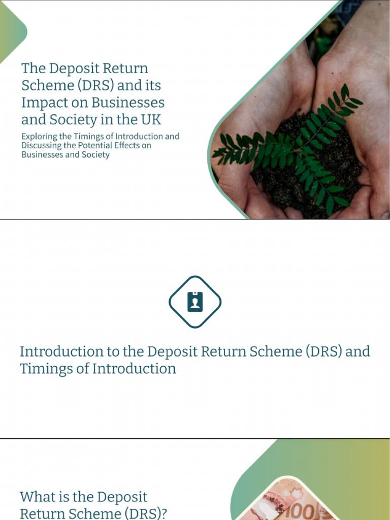 The Deposit Return Scheme Drs Timings of Introduction and Impact On ...