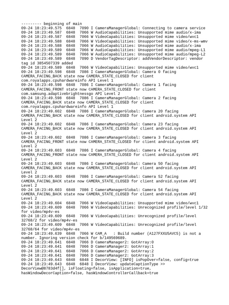 Log Cat 1727191429460 | PDF