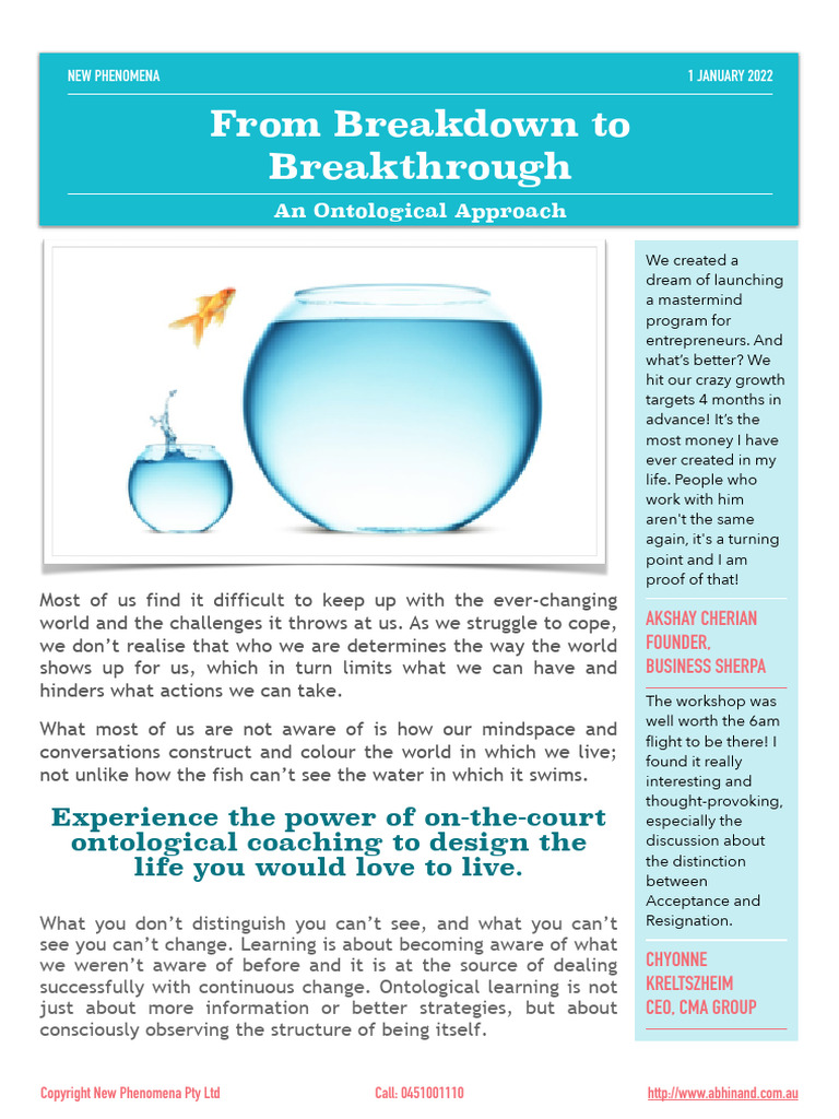 Breakdown To Breakthrough | PDF | Liberal Arts Education ...