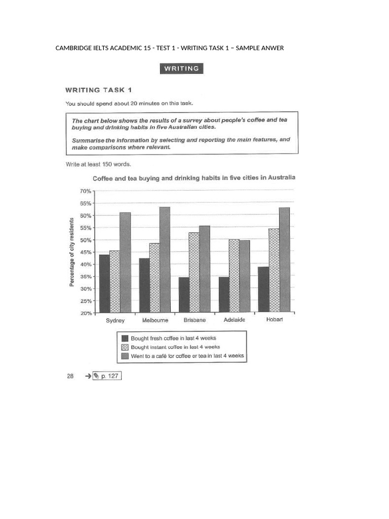 Ielts Academic 15 - t1 Task1 - Sample Answer | PDF