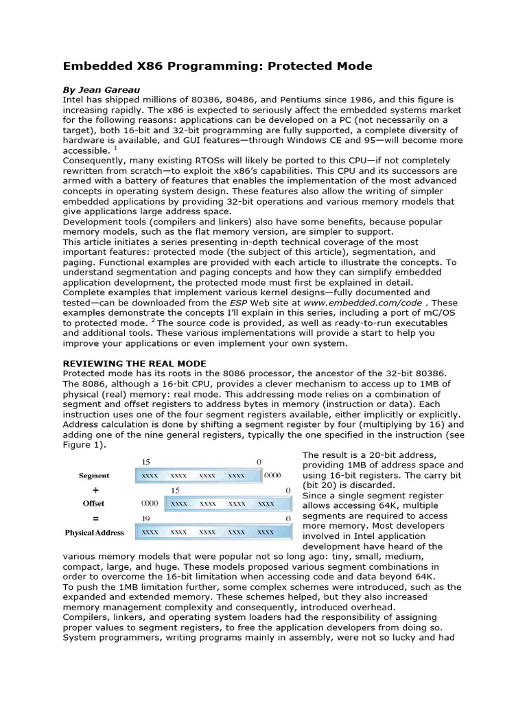 Embedded Pmode | PDF
