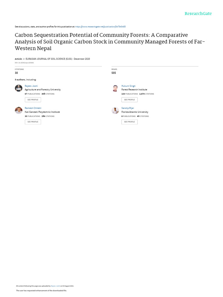 Eurasian Journal of Soil Science | PDF