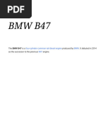BMW N47D20 Engine Specs and Issues | PDF
