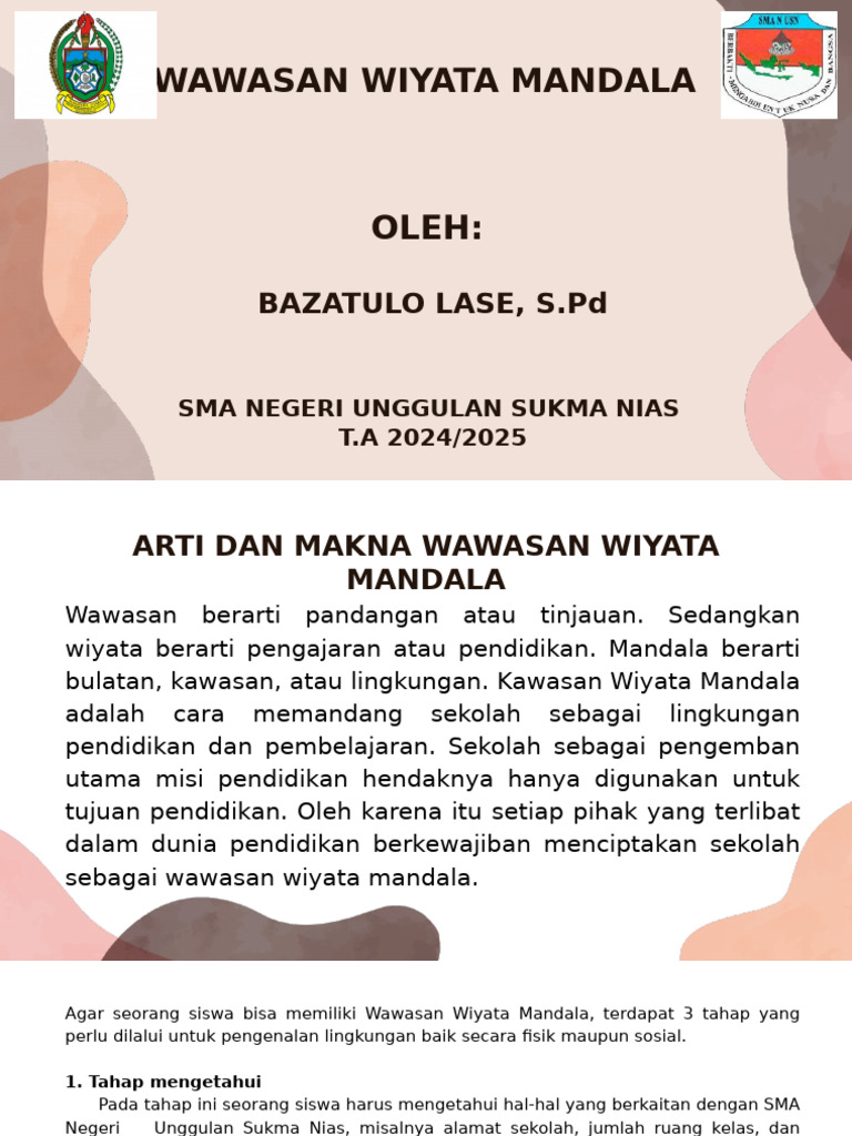 Wawasan Wiyata Mandala | PDF