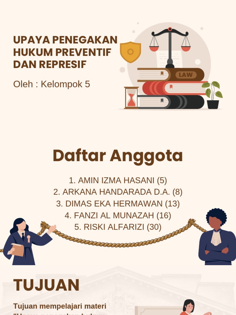 KELOMPOK 5 Preventif Dan Represif | PDF