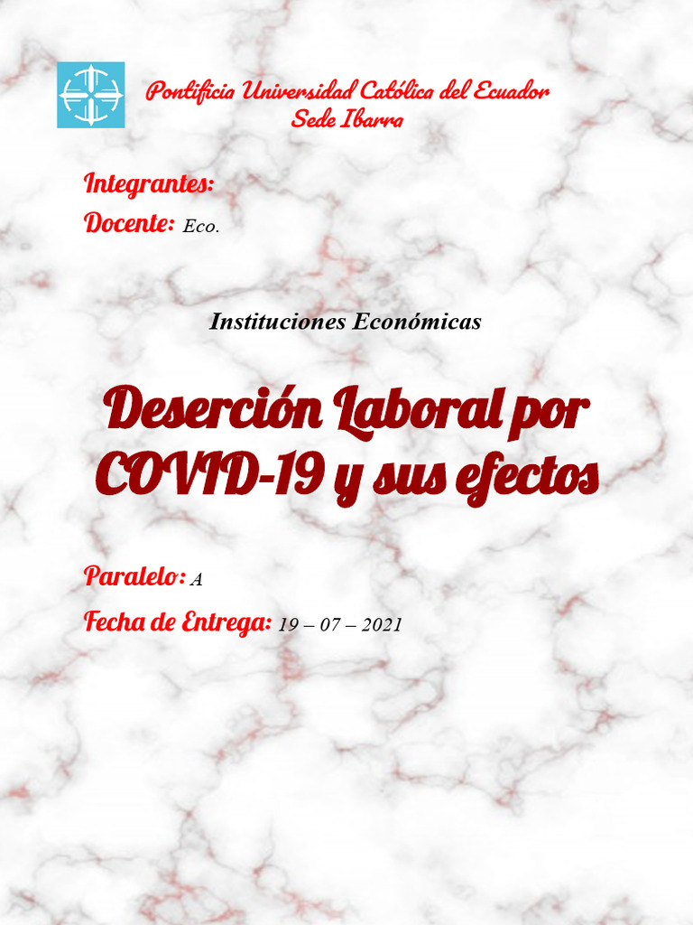 Deserción Laboral | PDF