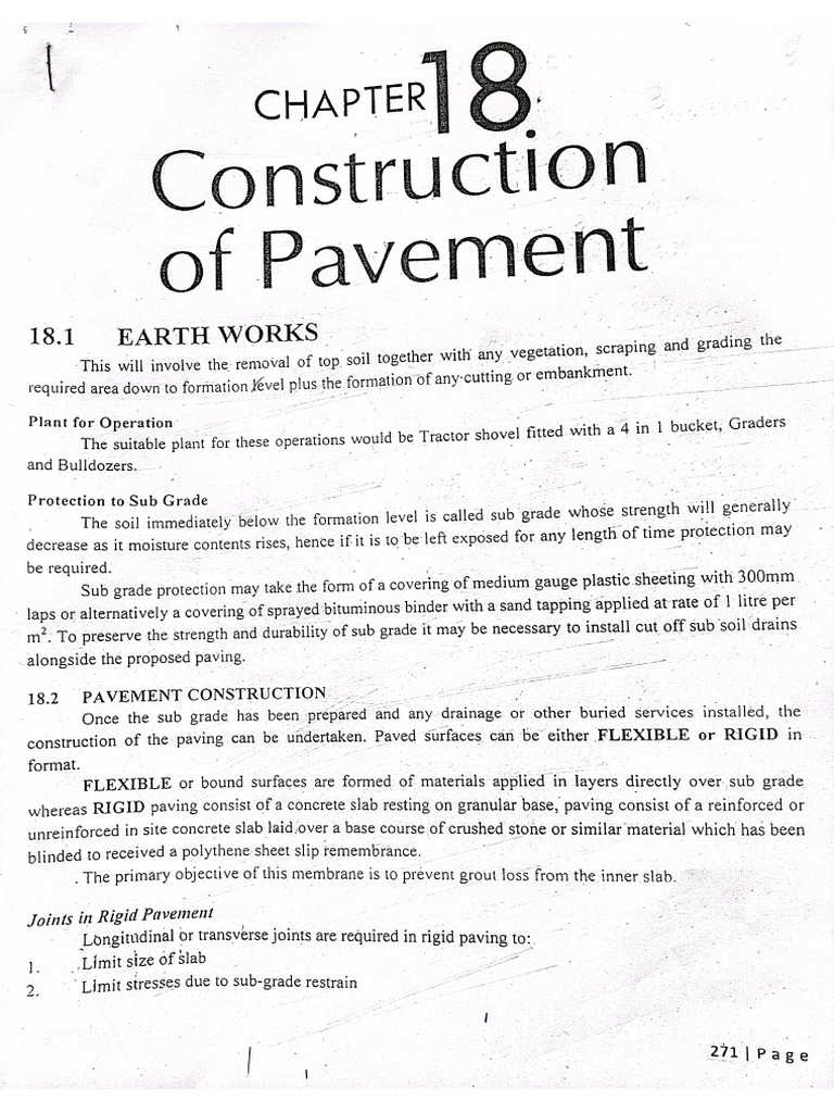 Construction Of Pavement Pdf