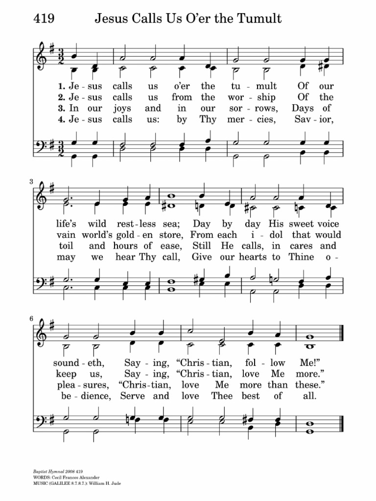 Jesus Call Us | PDF