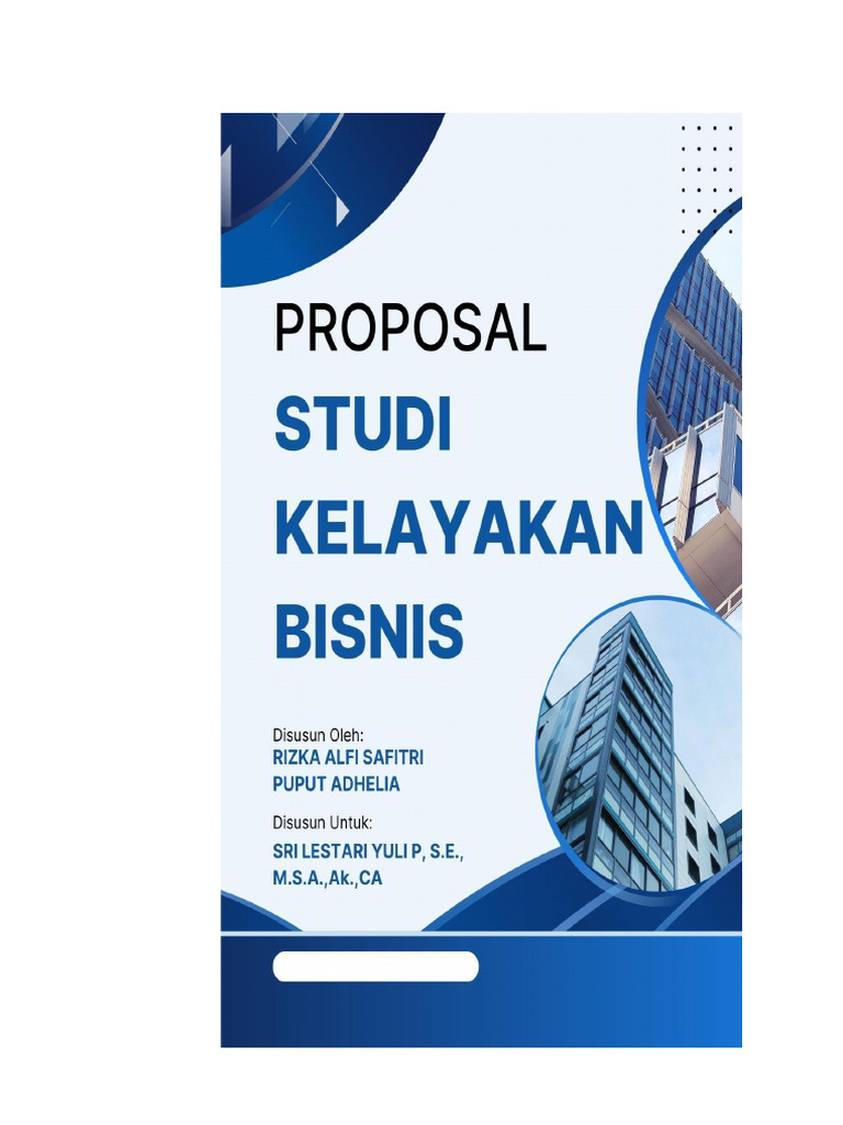 Proposal Studi Kelayakan Bisnis Kelompok 11 | PDF