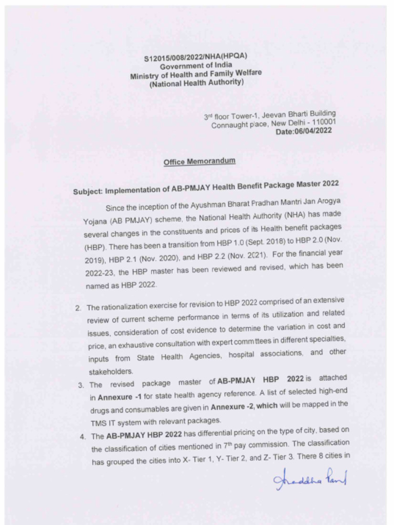 HBP 2022 Package Master and Om | PDF