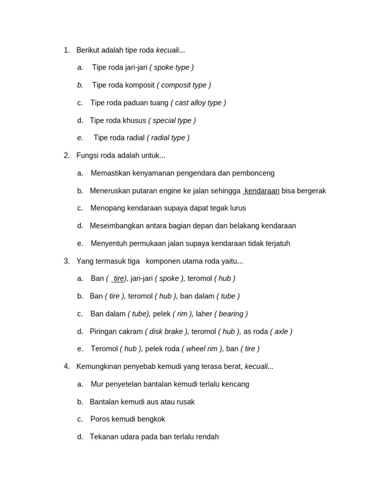 Soal PSSM | PDF