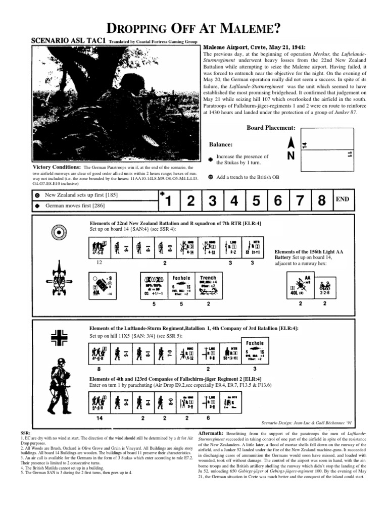 (Wargame) (Avalon Hill) Advanced Squad Leader Scenarios 1 To 74 | PDF ...