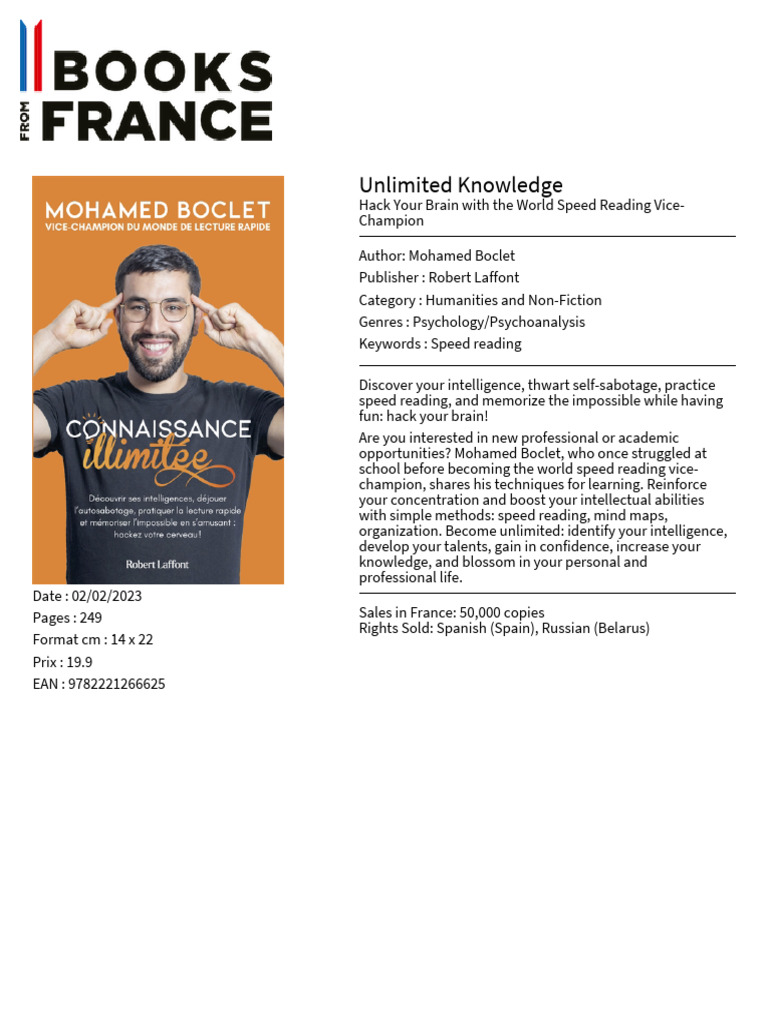 Unlimited Knowledge | PDF | Self-Improvement