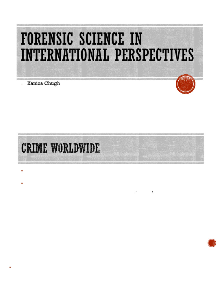 International Forensics | PDF