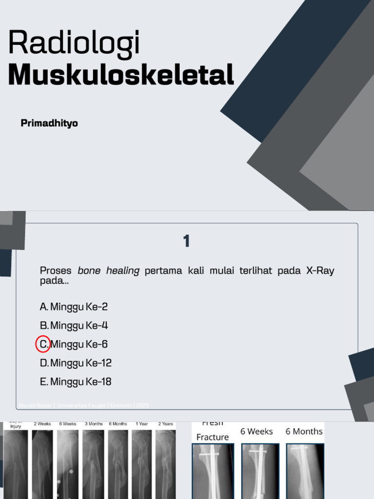 Radiologi Muskuloskeletal | PDF