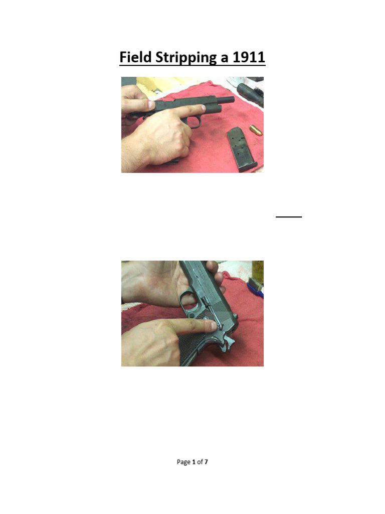 Field Stipping A 1911 | PDF