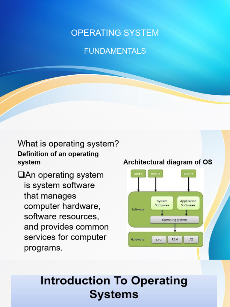 Operating System | PDF