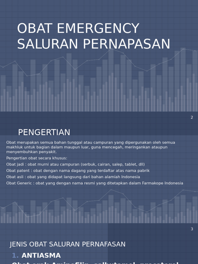 Emergency Drug For Respiratory | PDF