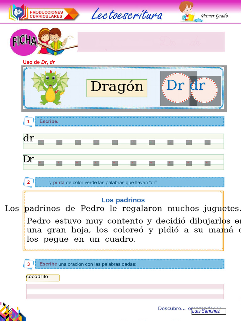 DR Uso de Silaba Trabada DR | PDF