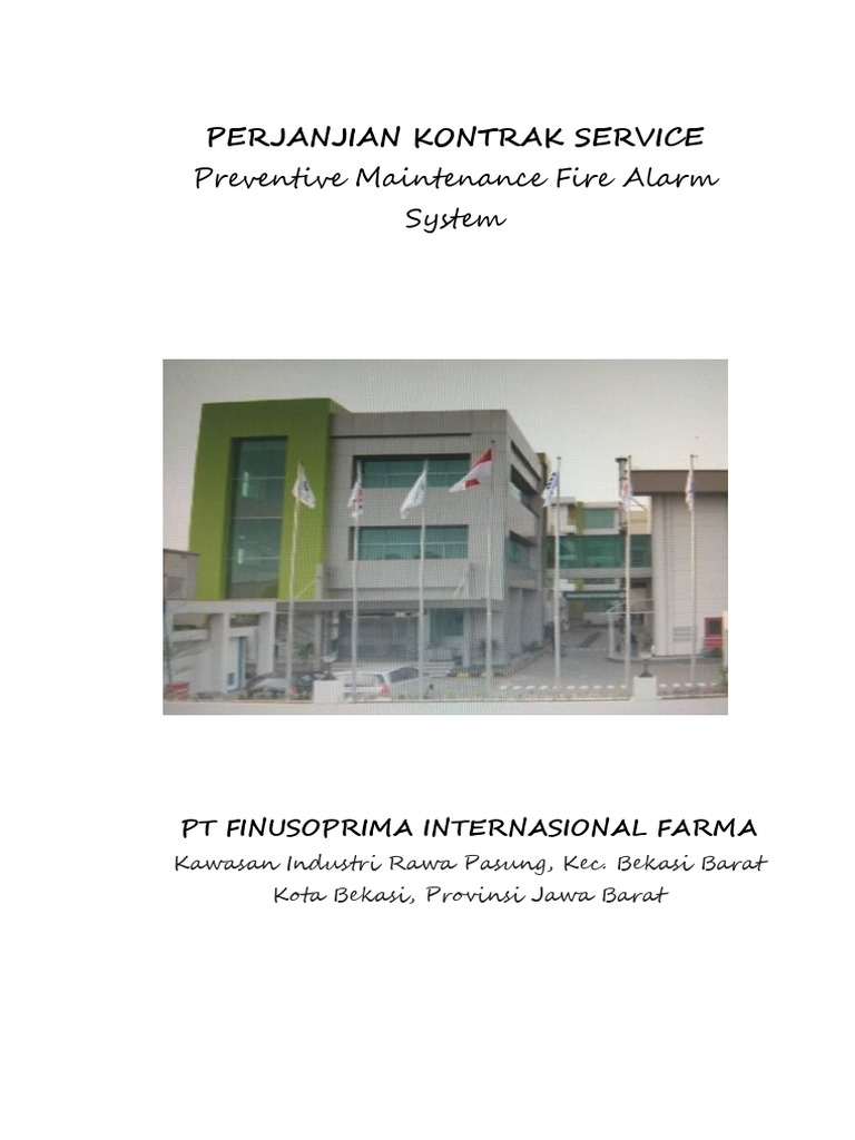 Draft Maintenance Agreement Fima 2025 | PDF