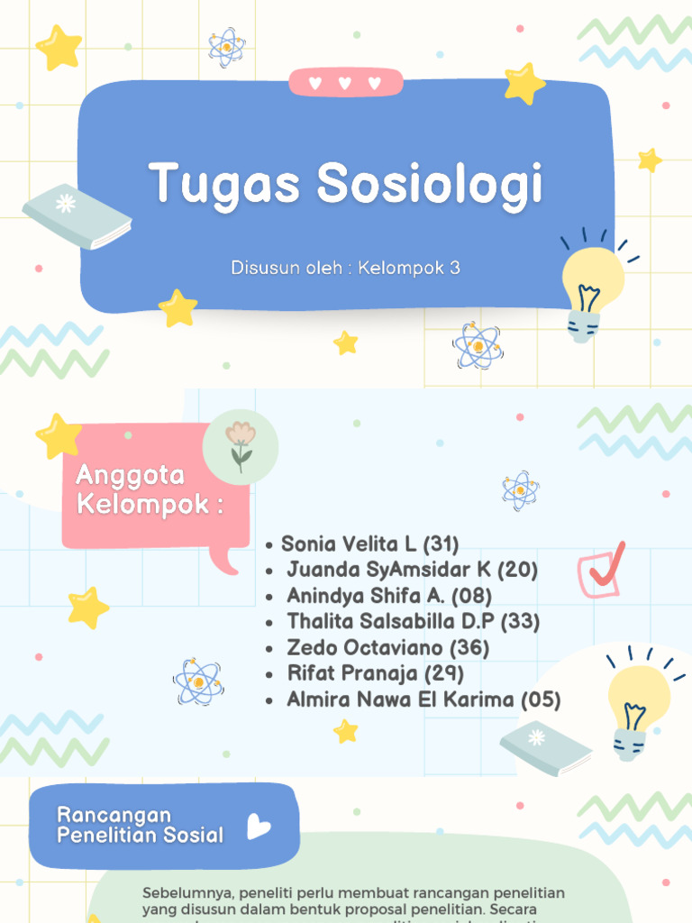 Tugas Sosiologi Kelompok 3 - 20240828 - 131816 - 0000 | PDF