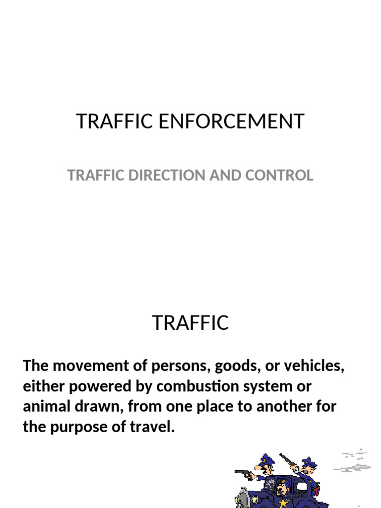 Traffic Enforcement | PDF