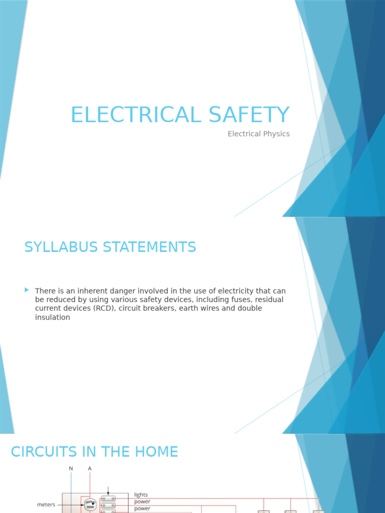 Electrical Safety | PDF