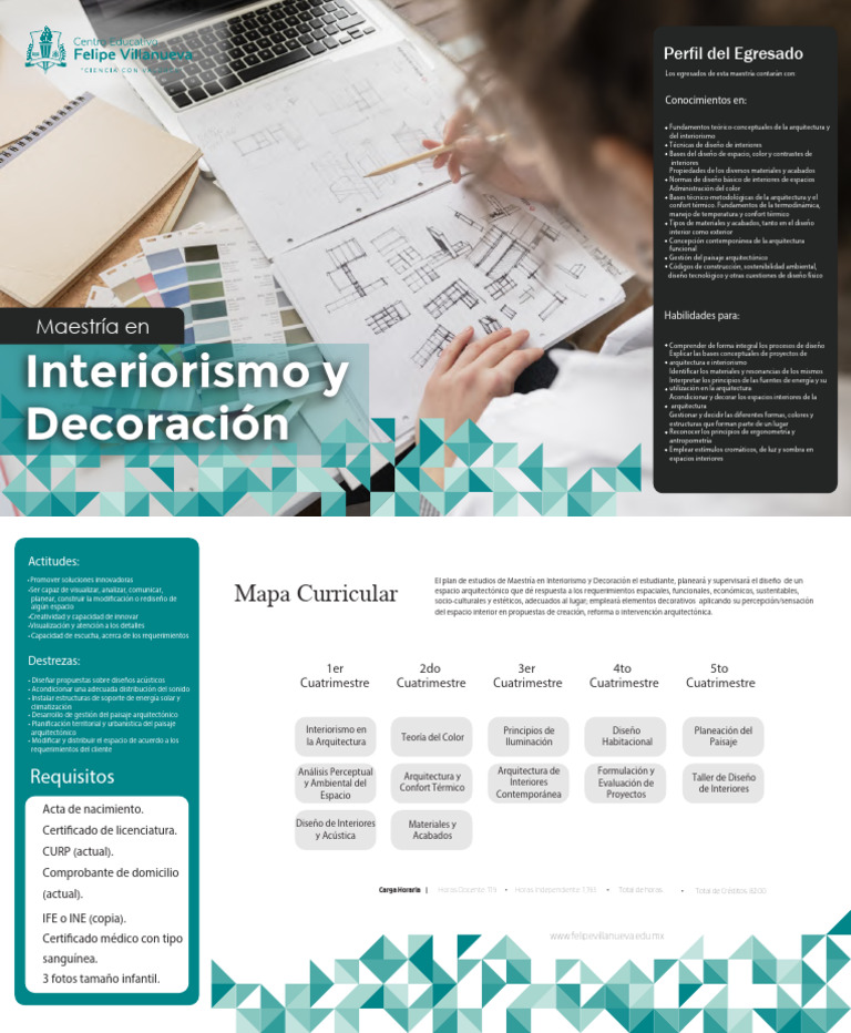 Maestria-en-Interiorismo-y-Decoración | PDF