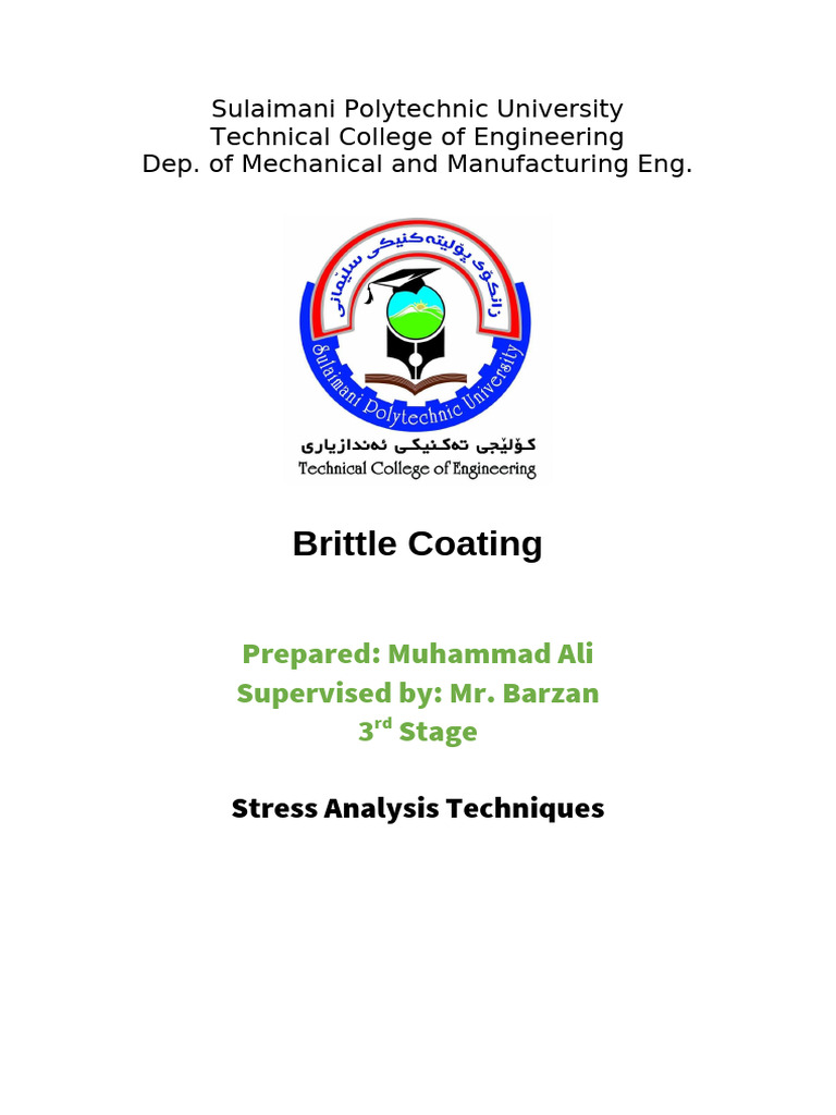 Brittle Coating | PDF