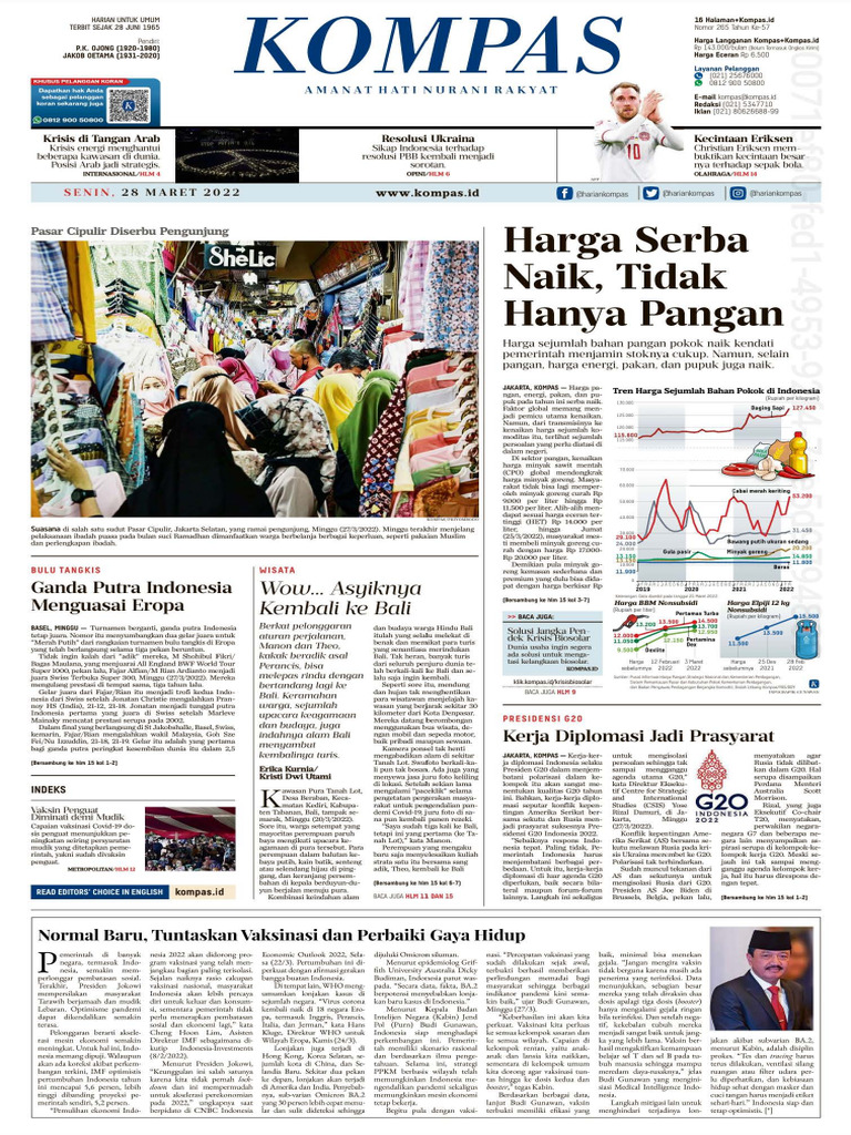 Kompas 28032022 | PDF