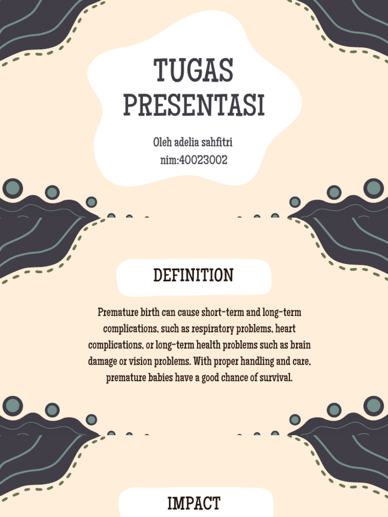 Abu Arang Dan Hijau Pola Abstrak Tugas Presentasi PDF | PDF