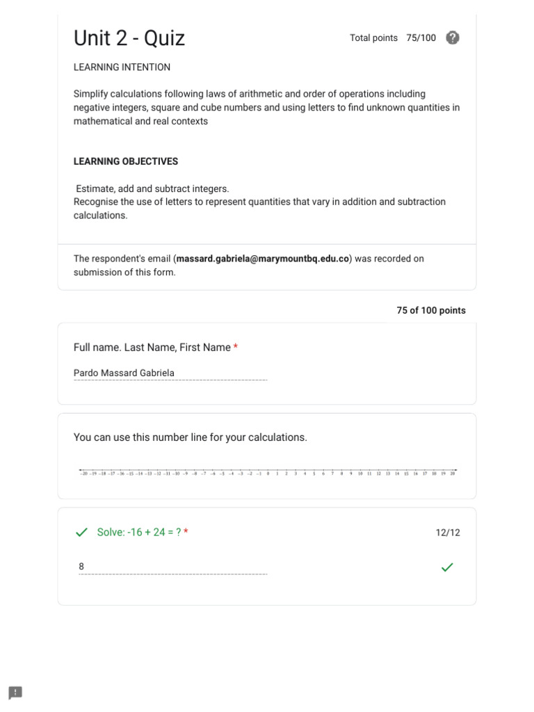 GMP Unit 2 Quiz (Form) | PDF