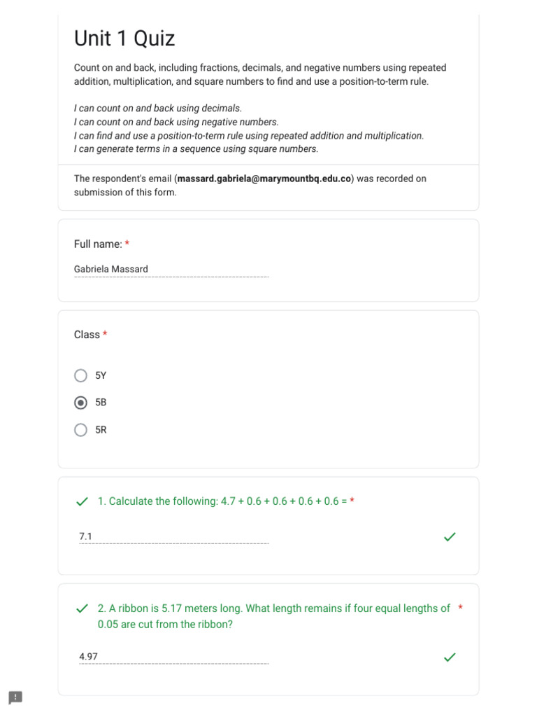 GMP Unit 1 Quiz (Form) | PDF