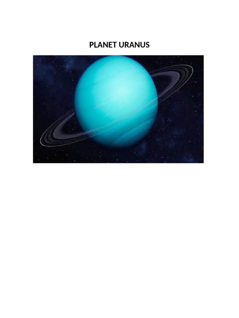 URANUS | PDF