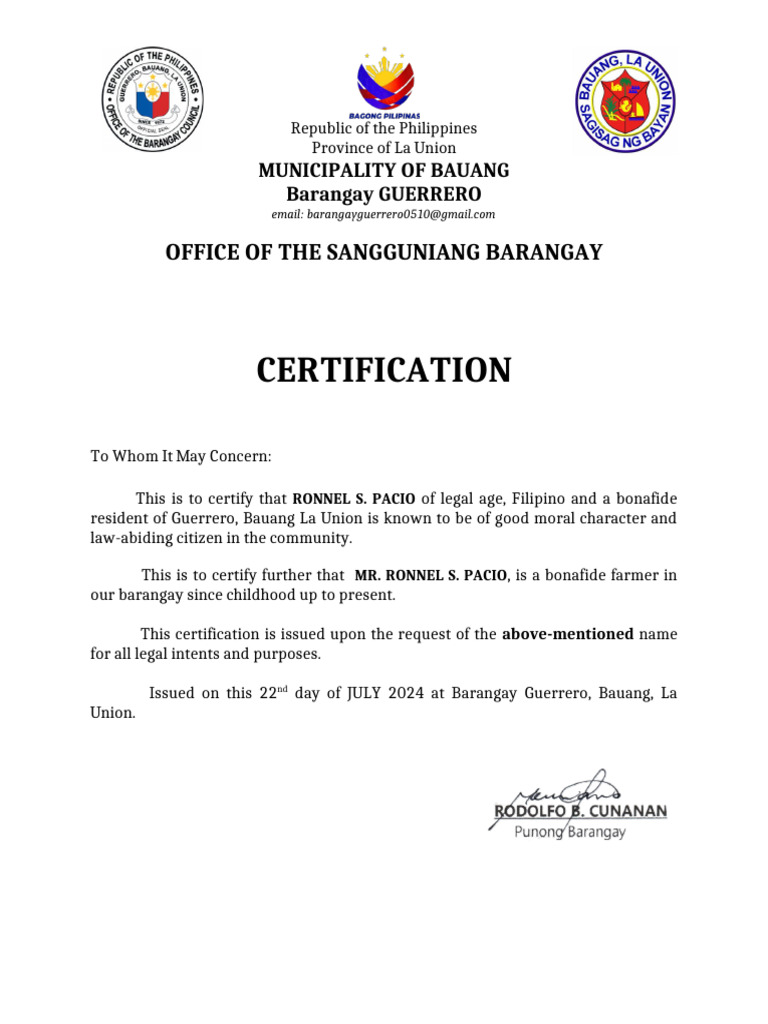 Certification Farmer | PDF