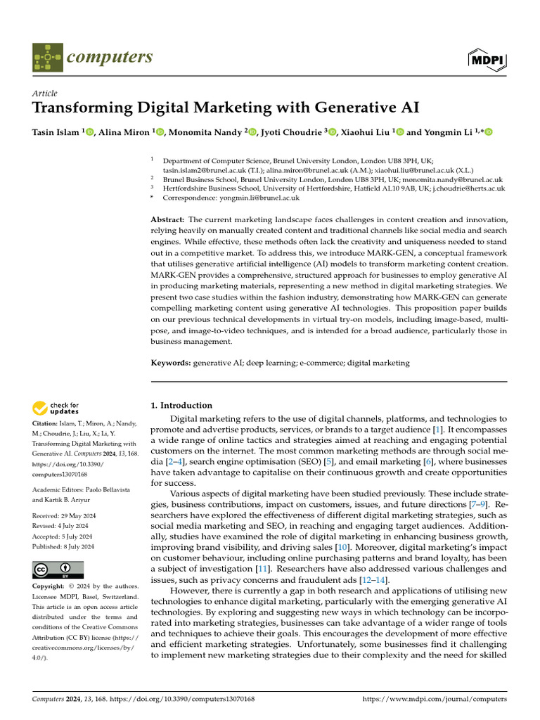 Transforming Digital Marketing Pdf