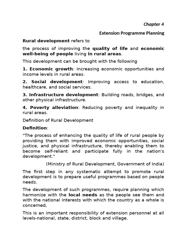 Programme Planning | PDF