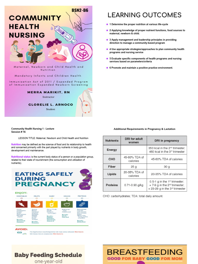 CHN Booklet Arnoco | PDF
