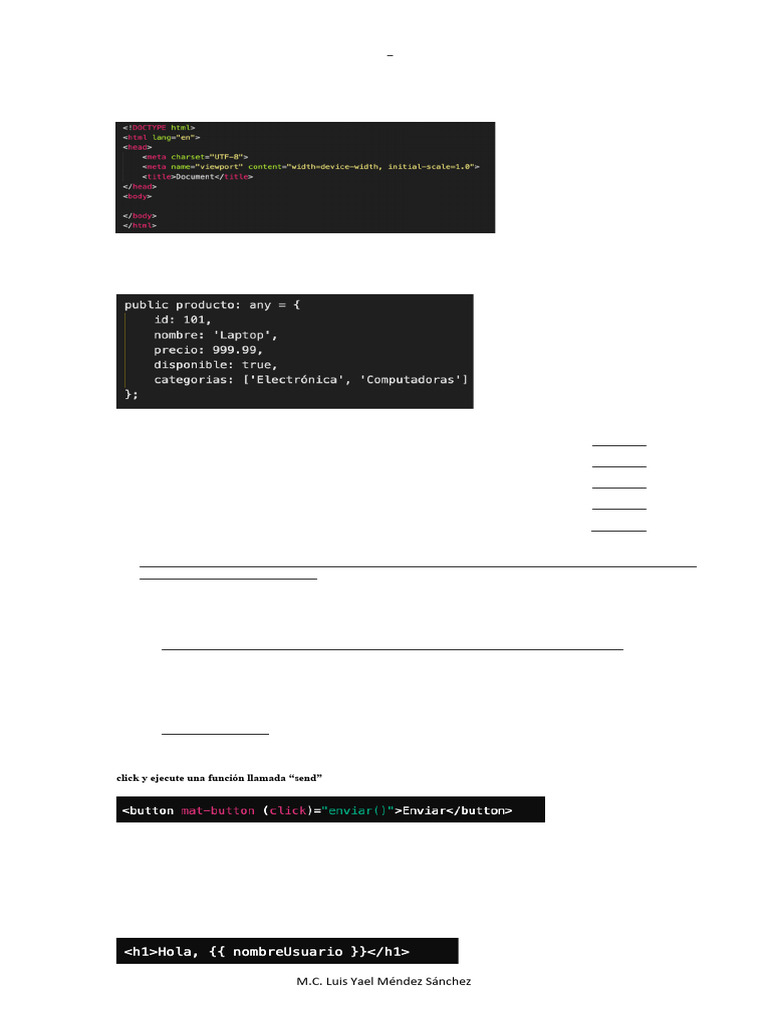 Respuestas Examen 1 Angular Basico | PDF | Las compras en línea | Desarrollo web