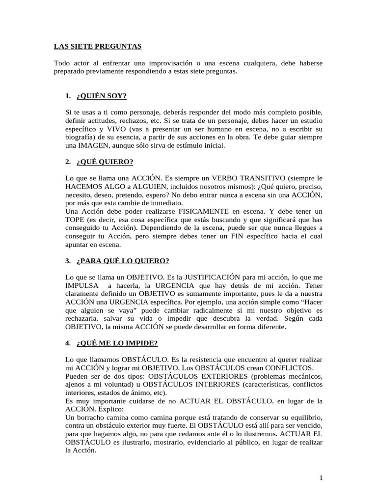 1 Las - 7 - Preguntas | PDF | Crecimiento personal y profesional ...