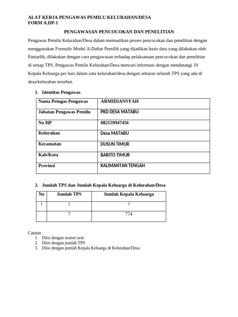 12.03.2023 - Desa Matabu - Akp | PDF