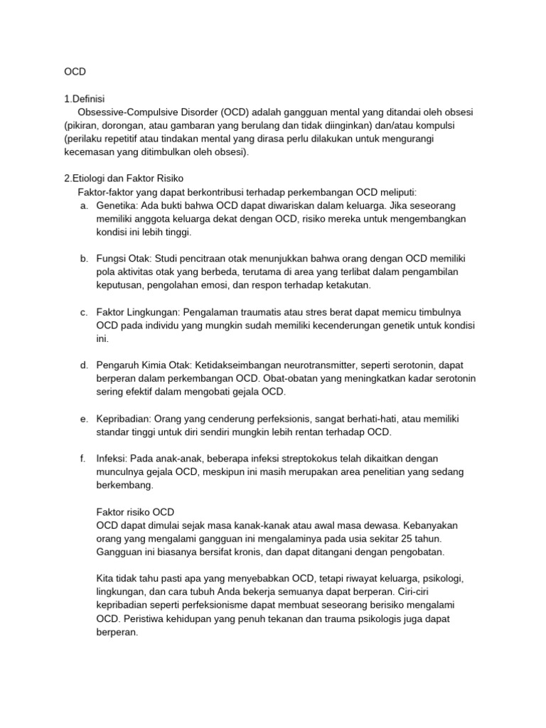 OCD | PDF