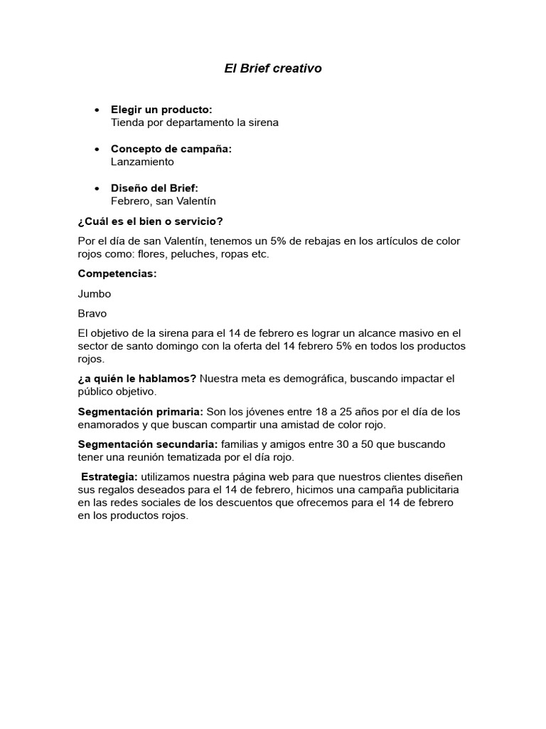 Franco-Erika-El Brief Creativo | PDF