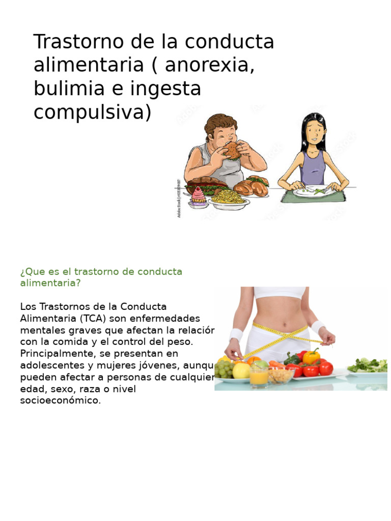 Trastornos Alimenticios (Presentacion) | PDF